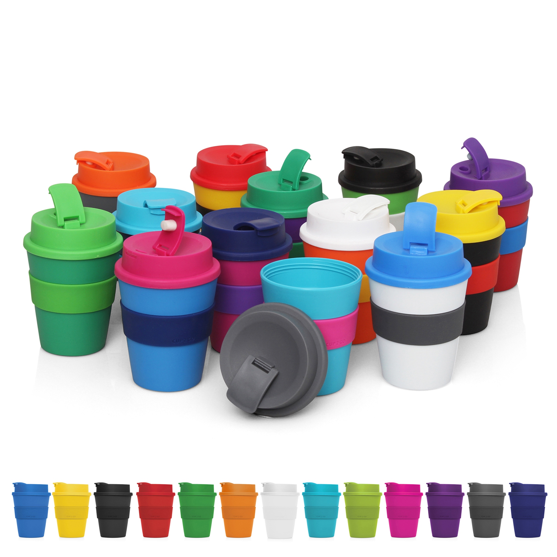 M254 Eco Coffee Cup Plastic Cup2Go 356ml