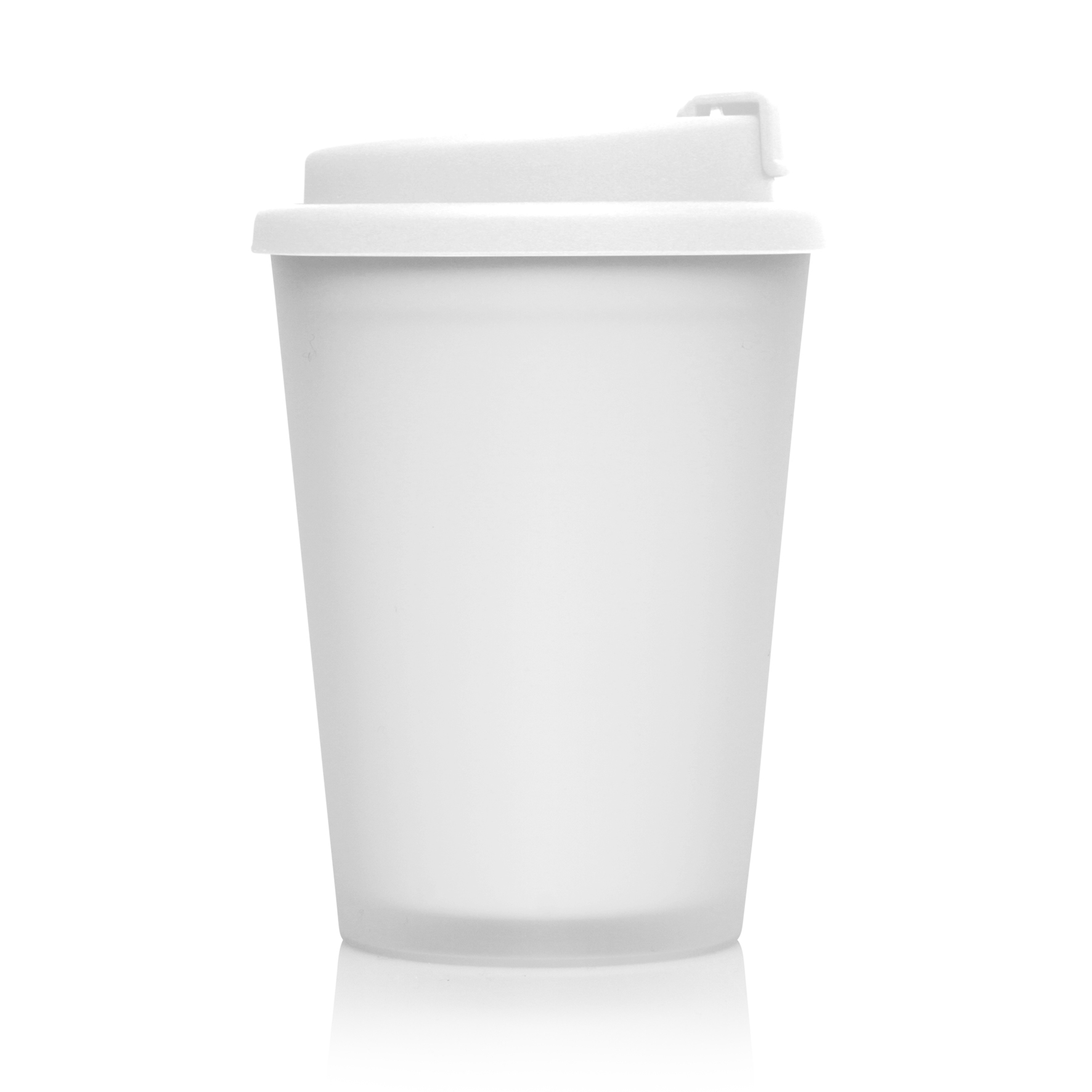 M279 Eco Coffee Cup Plastic Double Wall Cup2Go Frosted 356ml