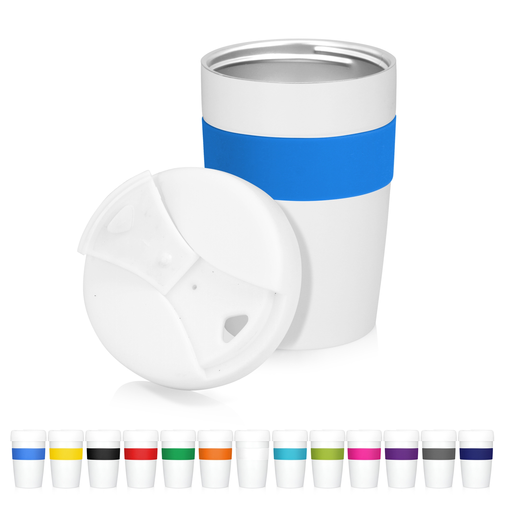 M281 Eco Coffee Cup Stainless Double Wall Cup2Go 375ml