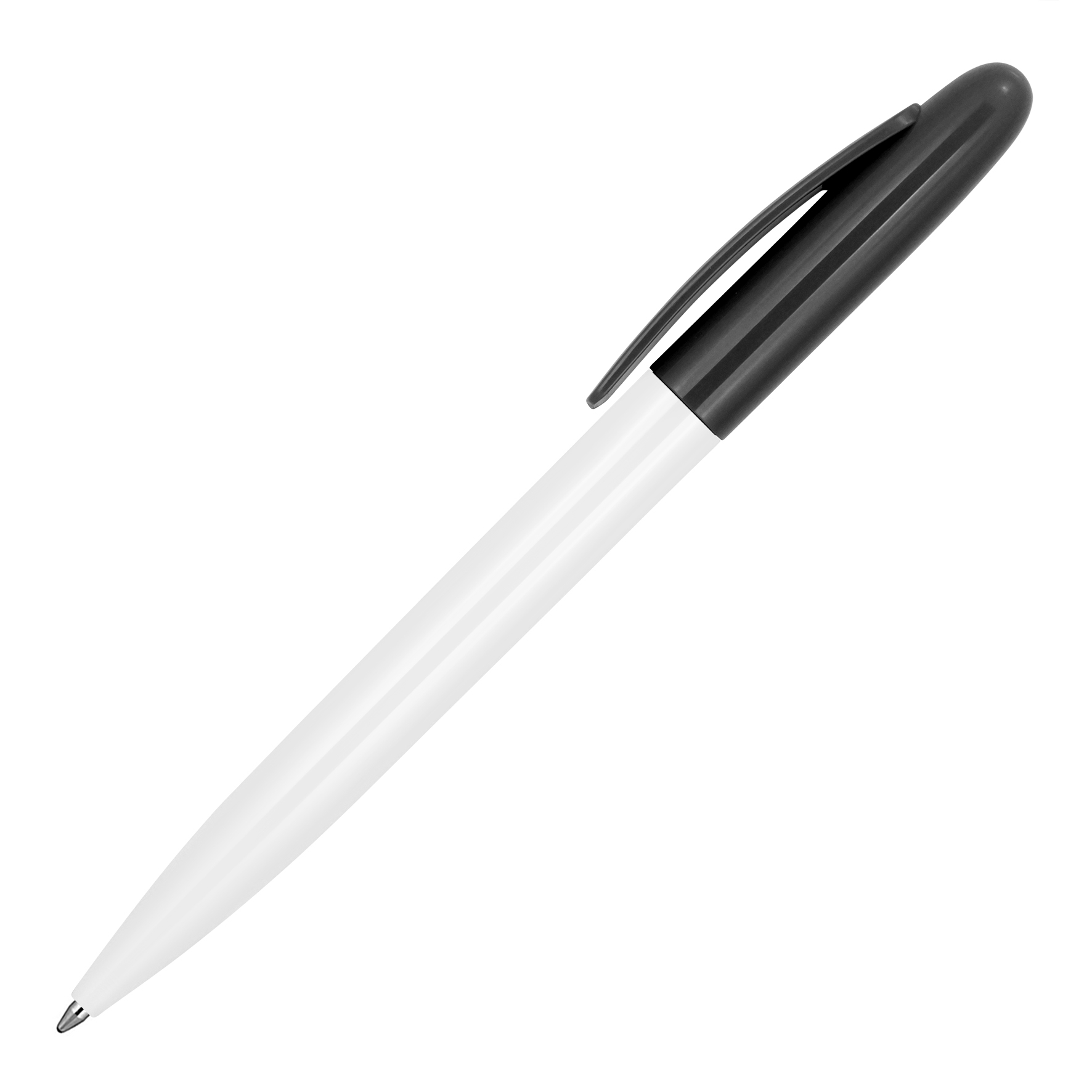 Z432 Plastic Pen Ballpoint Gloss White Sierra
