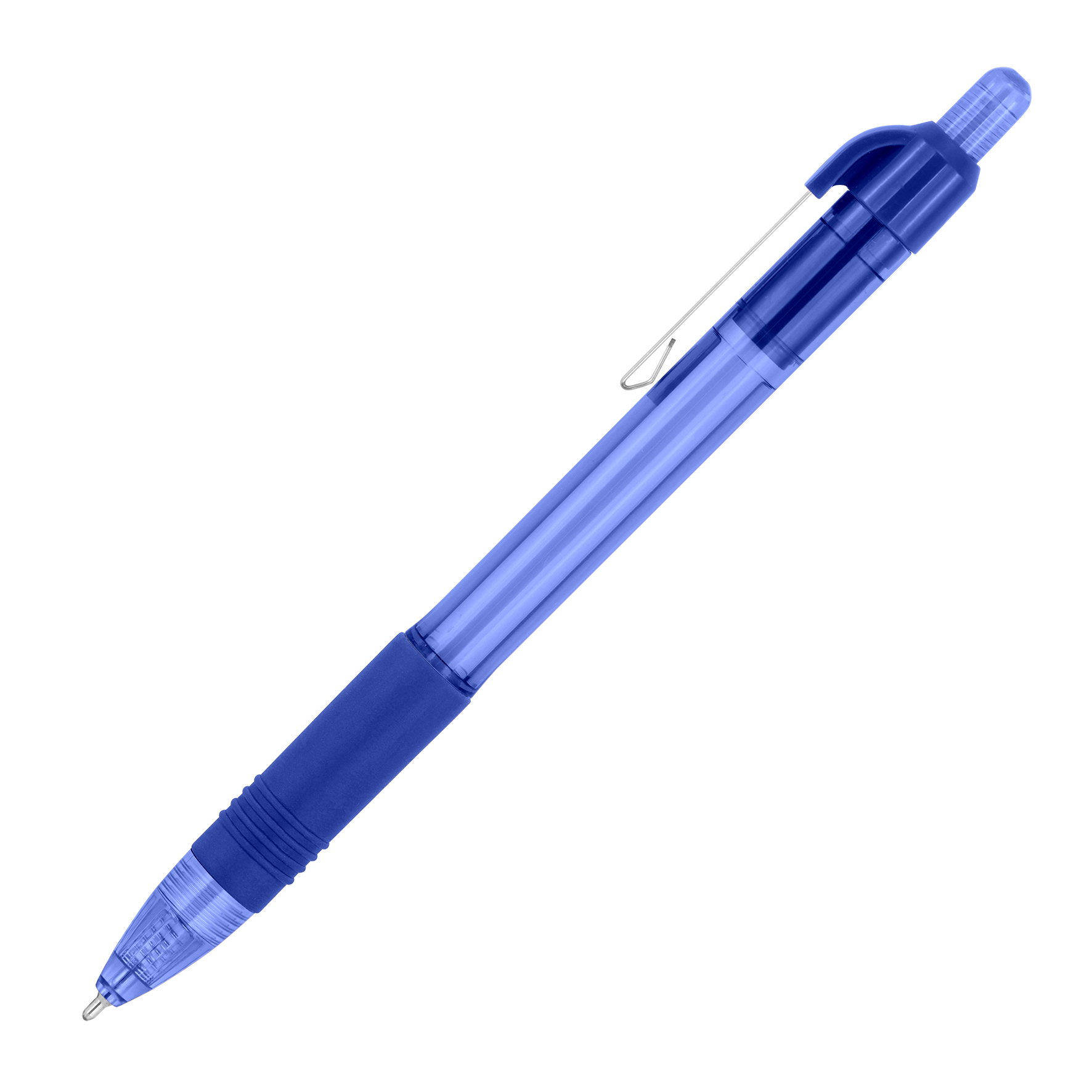 Z457 Plastic Pen Anthony Transparent Silk Ink Ballpoint