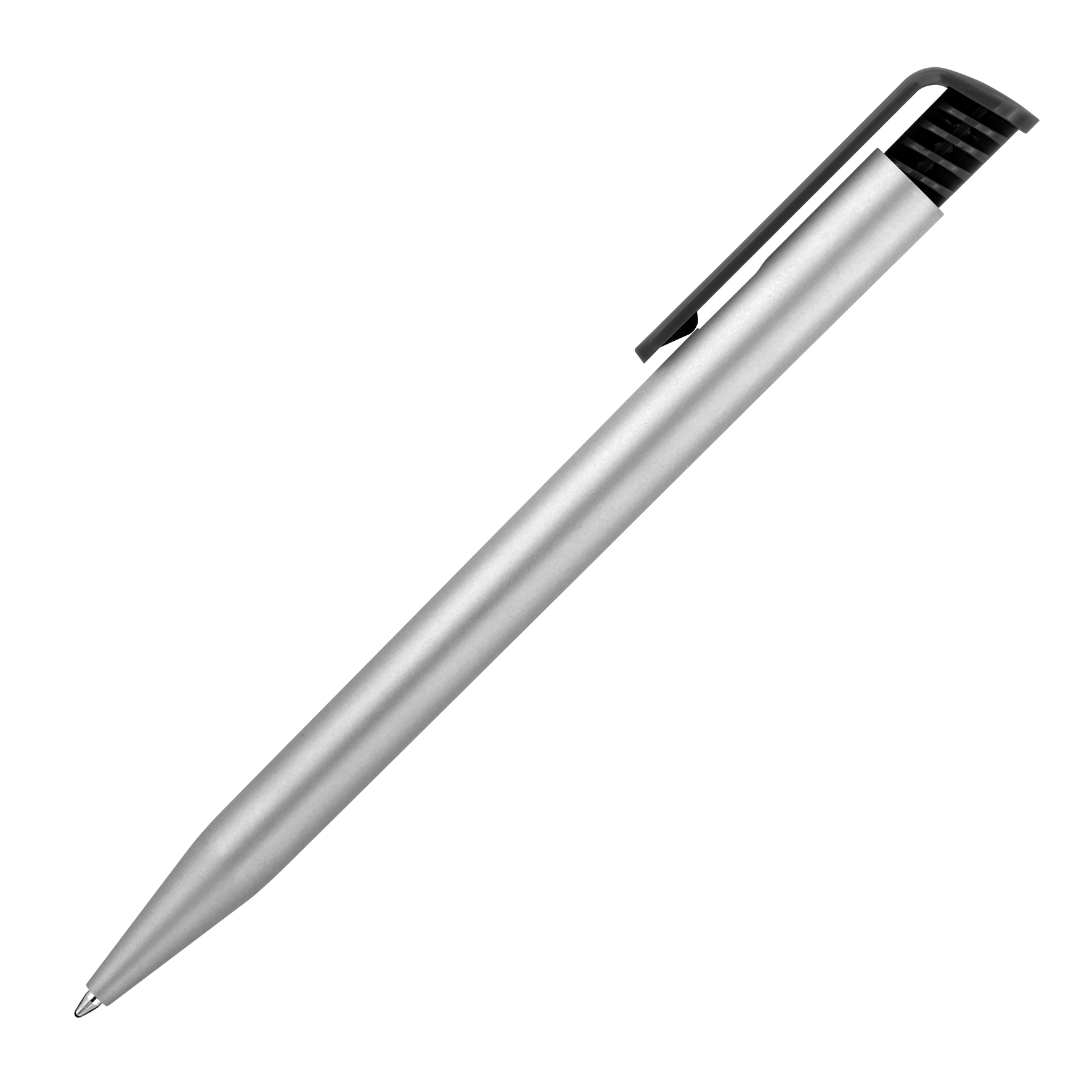 Z894 Plastic Pen Ballpoint Gloss Black Clip Tia